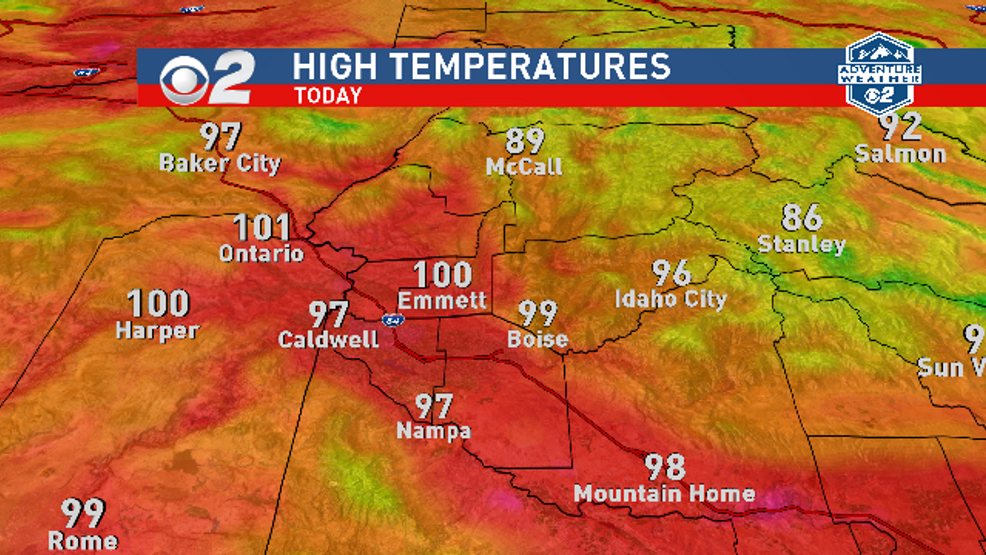 Another round of toasty temperatures in Idaho Wednesday | KBOI