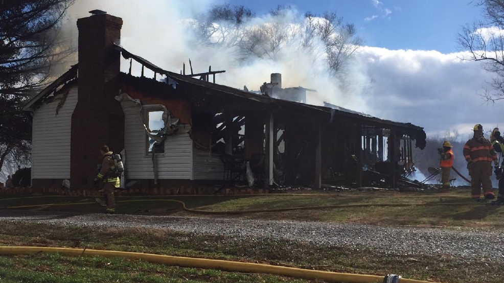 House destroyed in fire on Halsey Bridge Road in Campbell County | WSET