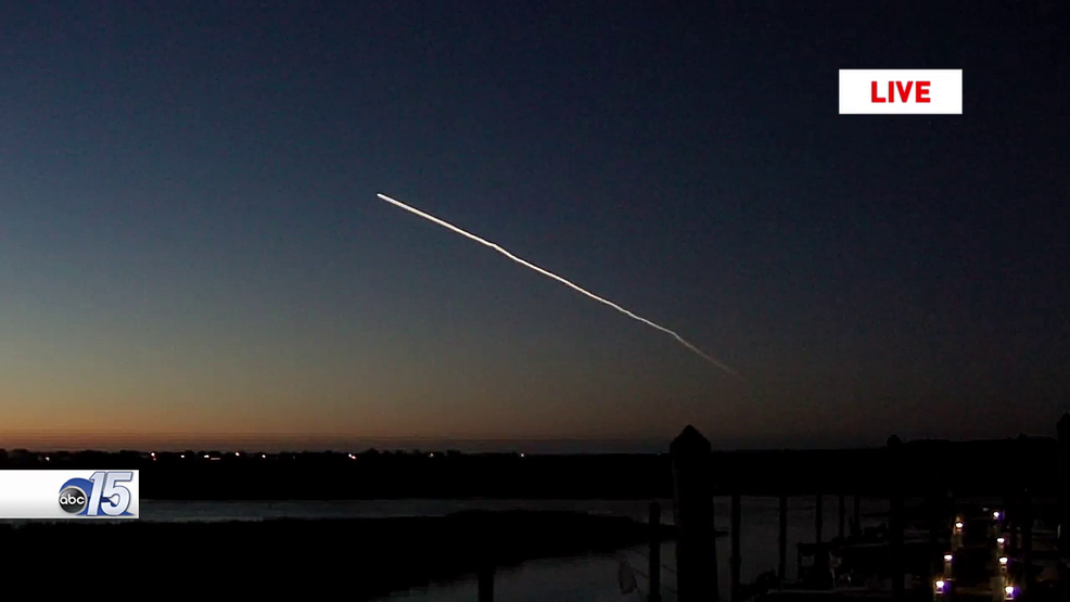 Rocket launch visible in the Carolinas Friday morning | WPDE